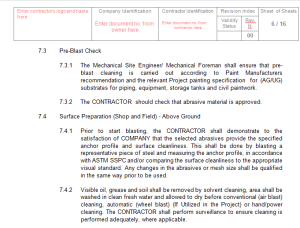 Full ITP for Shop and Field Coating Works with Checklists [Editable]