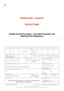 Full ITP's for Civil Works with Inspection Checklists [Editable]
