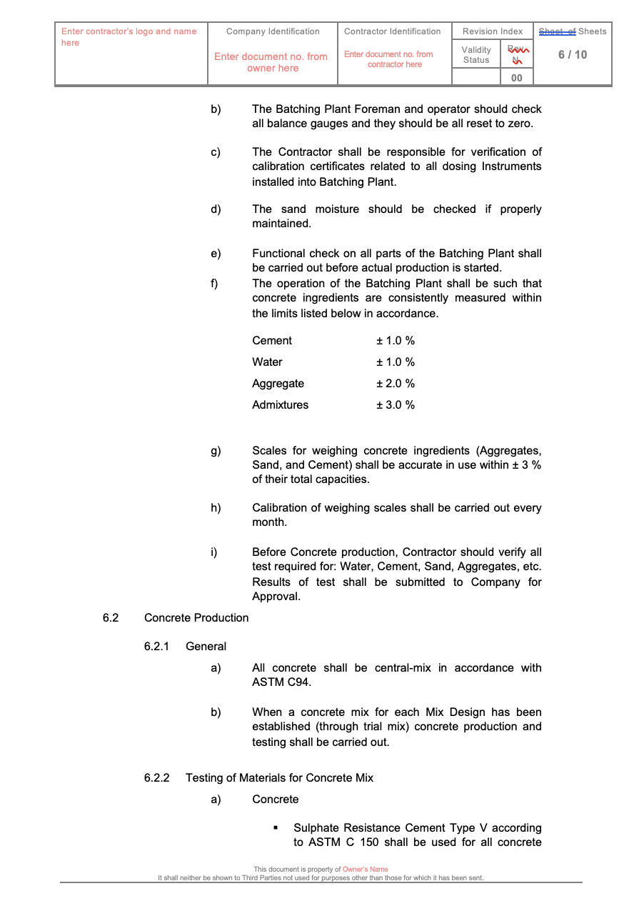 Full ITP's for Civil Works with Inspection Checklists [Editable]