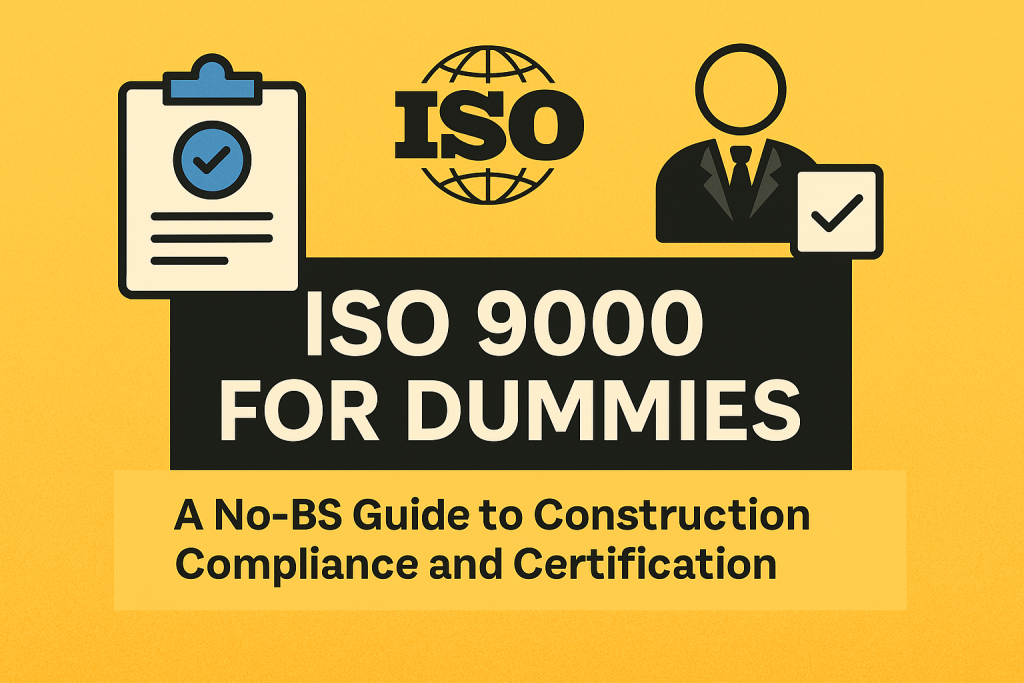 ISO 9000 for Dummies: Your Complete Guide to Construction Compliance ...